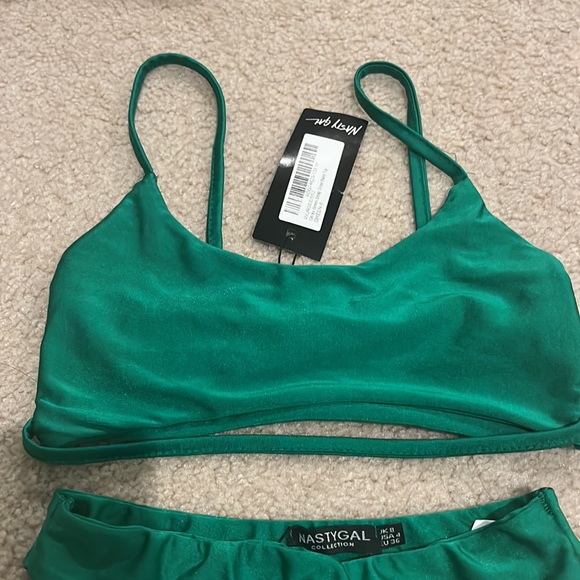Nasty Gal | Swim | Nwt Nasty Gal 2 Piece Bathing Suit Pretty Shiny ...